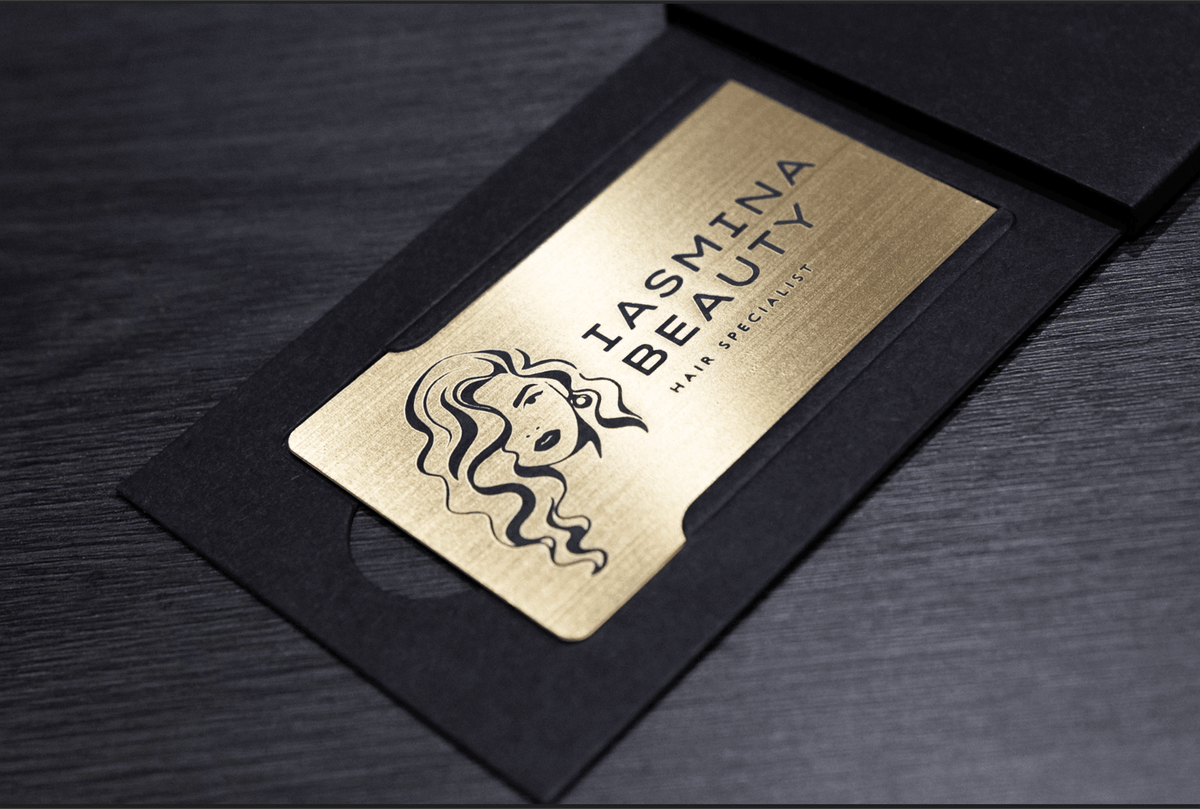 Exclusive Metal | NFC Business Card | Custom Branded | Radiant Gold ...