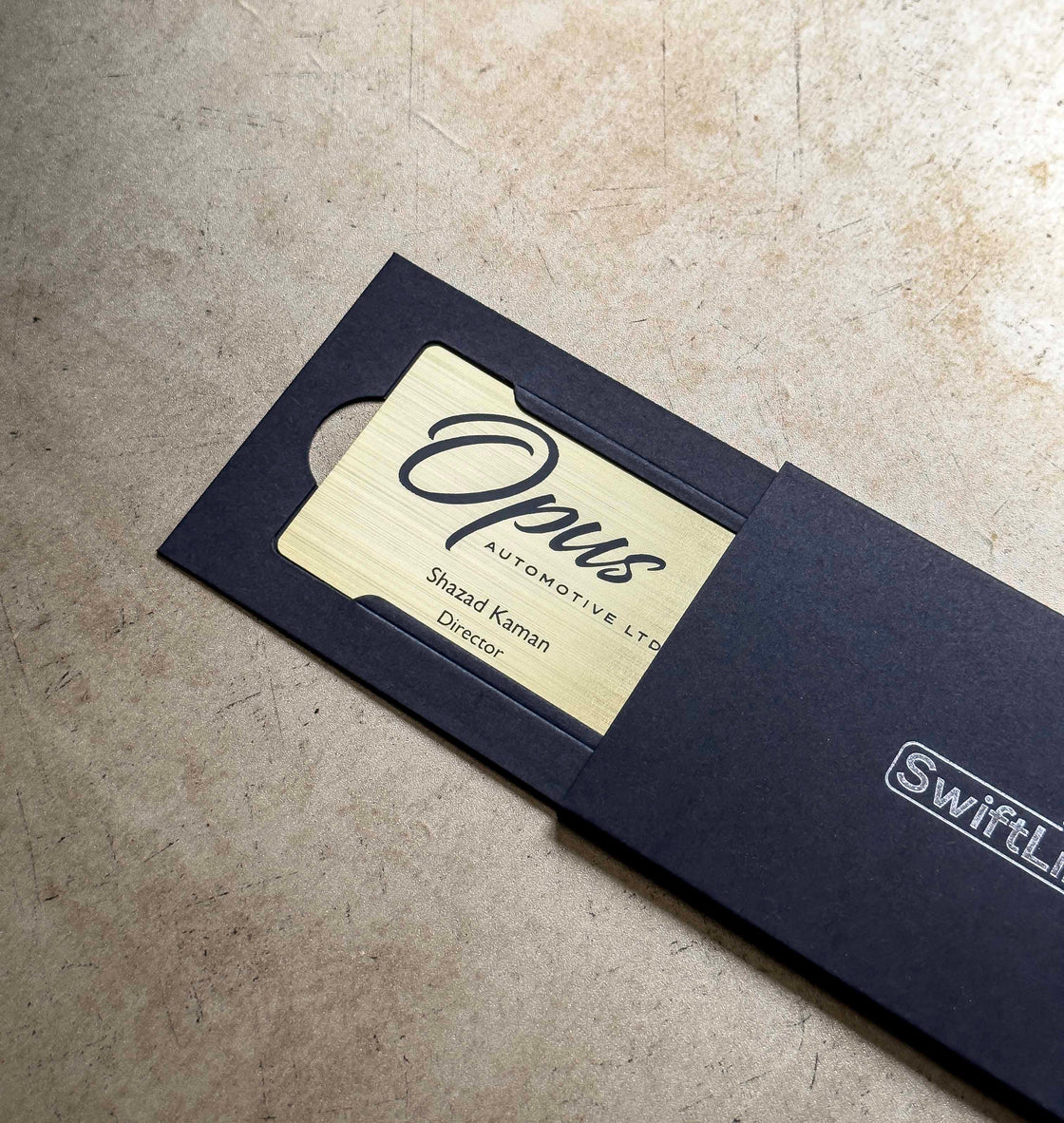 Exclusive Metal | NFC Business Card | Custom Branded | Radiant Gold ...