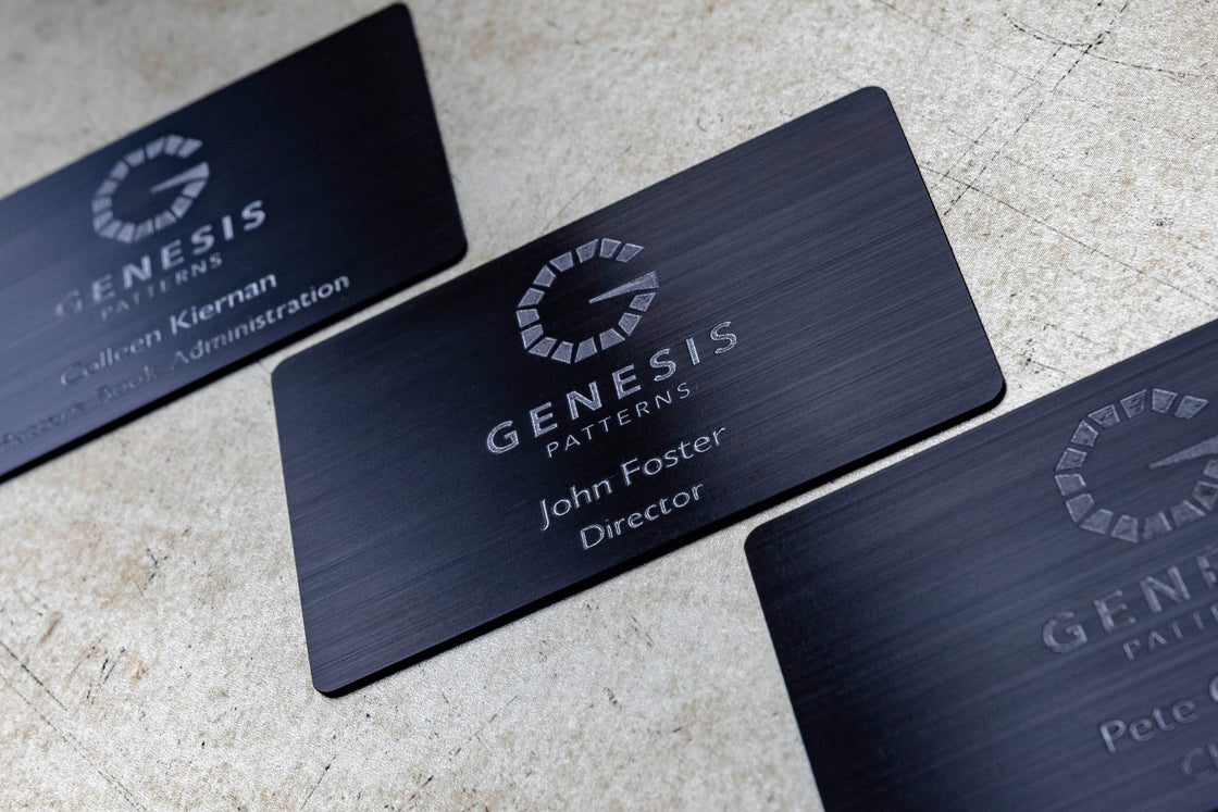 Exclusive Metal | NFC Business Card | Custom Branded | Timeless Black ...