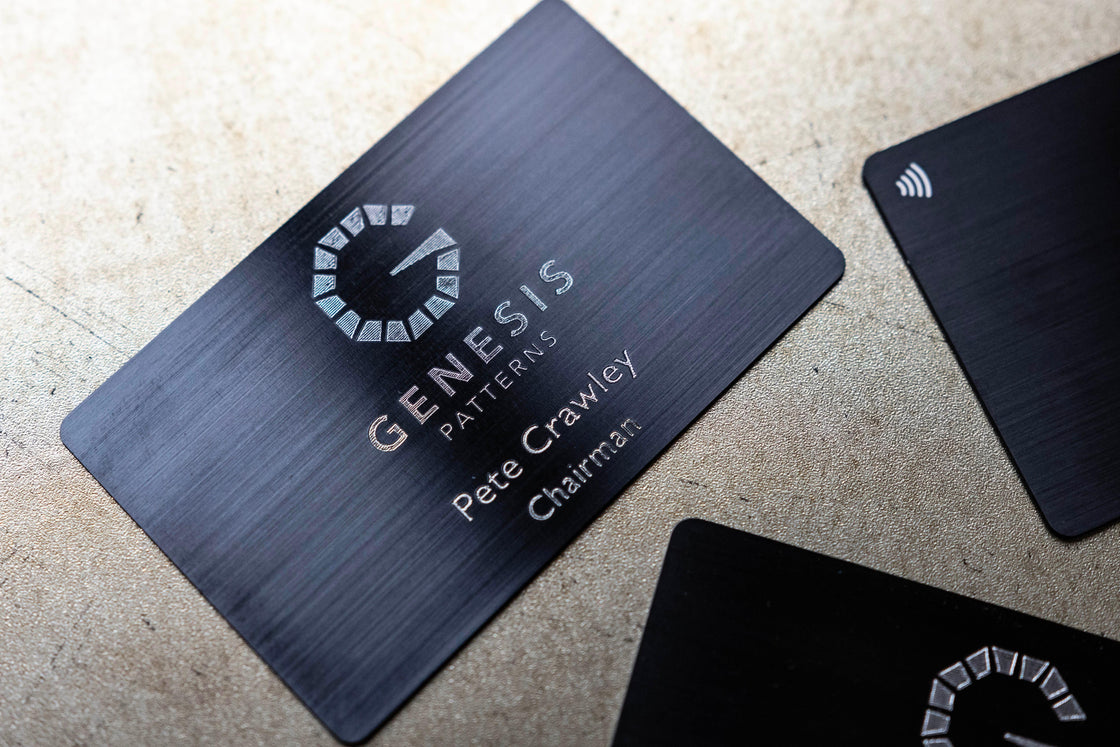 Exclusive Metal | NFC Business Card | Custom Branded | Timeless Black ...
