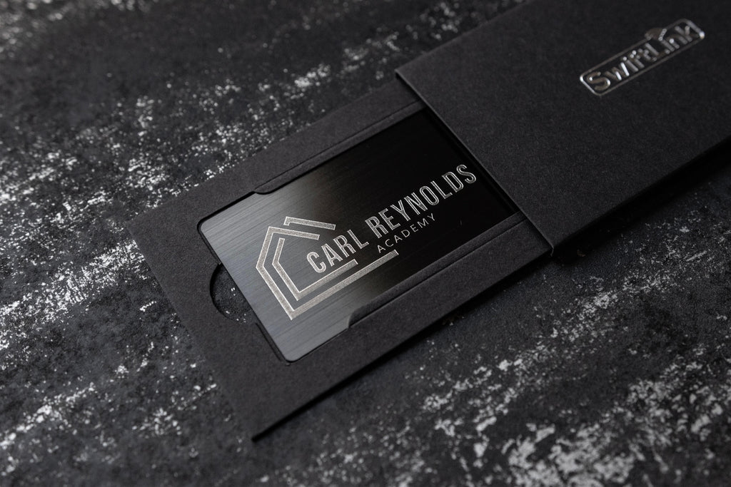 Exclusive Metal | NFC Business Card | Custom Branded | Timeless Black ...