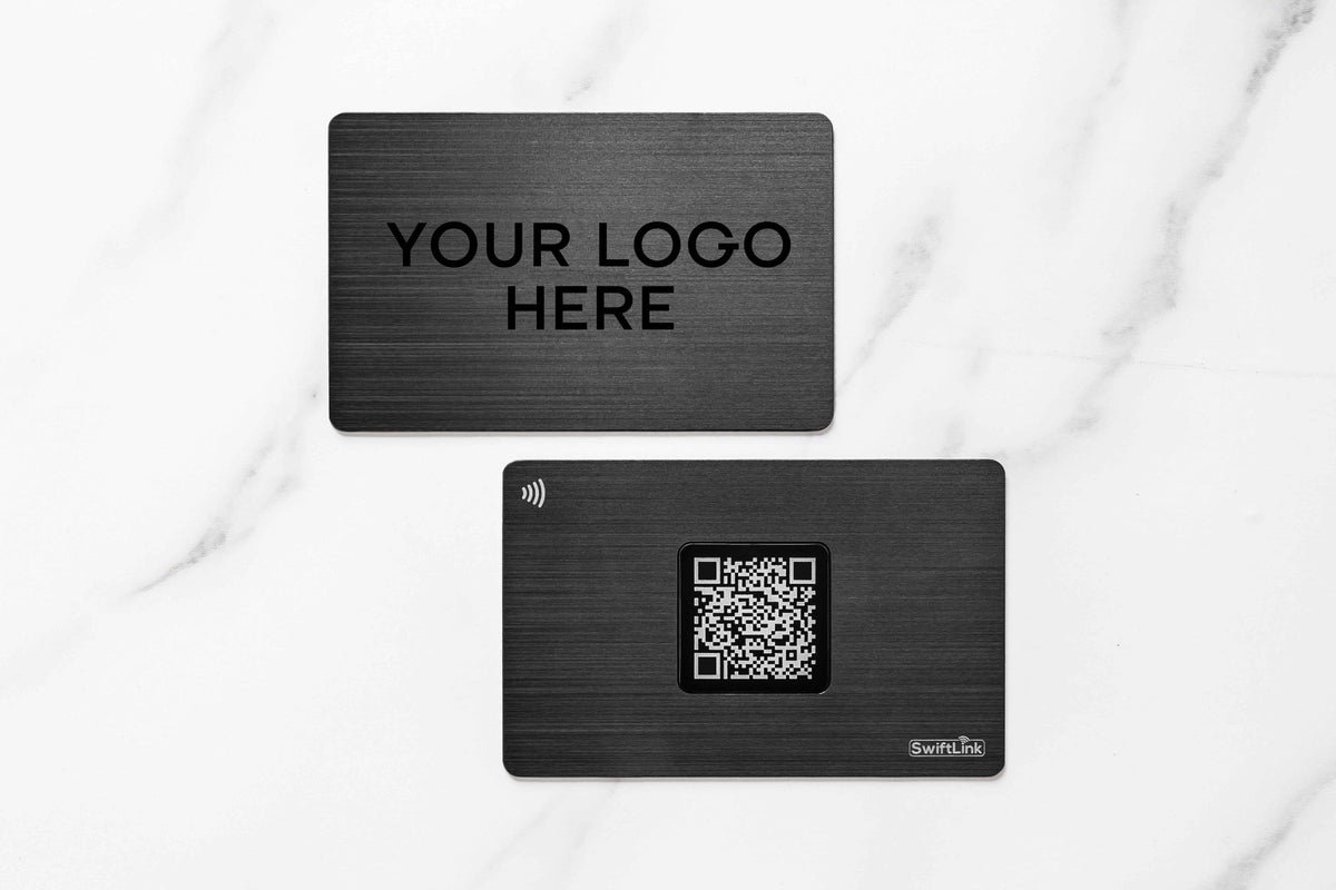 Exclusive Metal | NFC Business Card | Custom Branded | Timeless Black ...