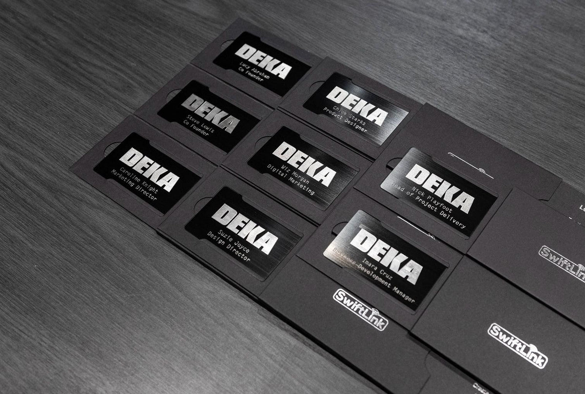 Exclusive Metal | NFC Business Card | Custom Branded | Timeless Black ...