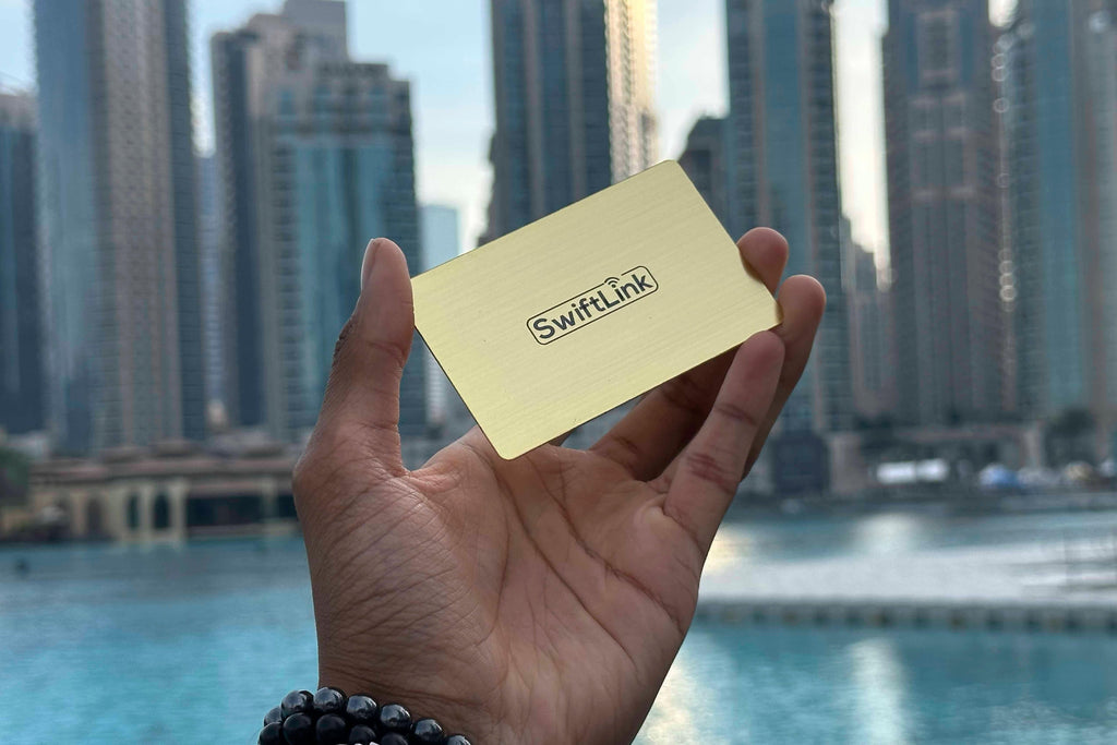 Exclusive Metal | NFC Business Card | Custom Branded | Radiant Gold ...